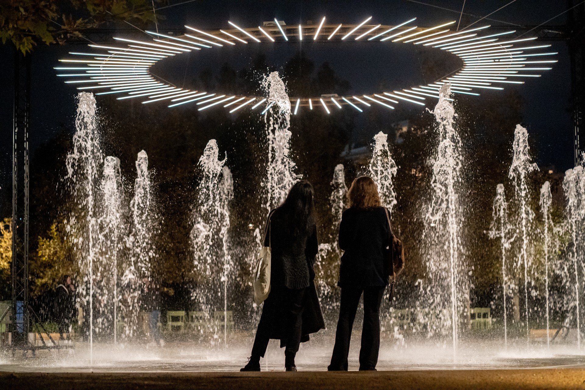 Light Installations at the Stavros Niarchos Park | This is Athens ACVB
